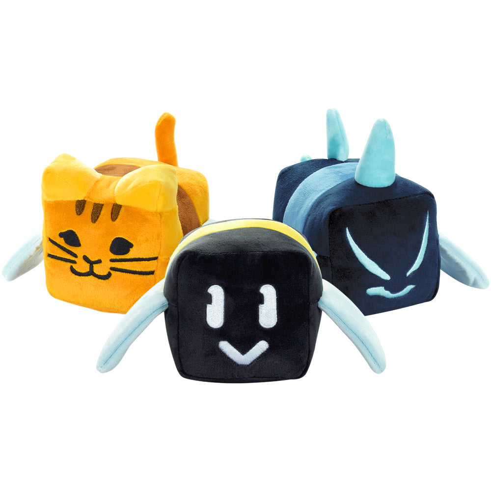 Bee Swarm - Collectible Plush (Three 3.5" Tall Plushies, Series 1 ...