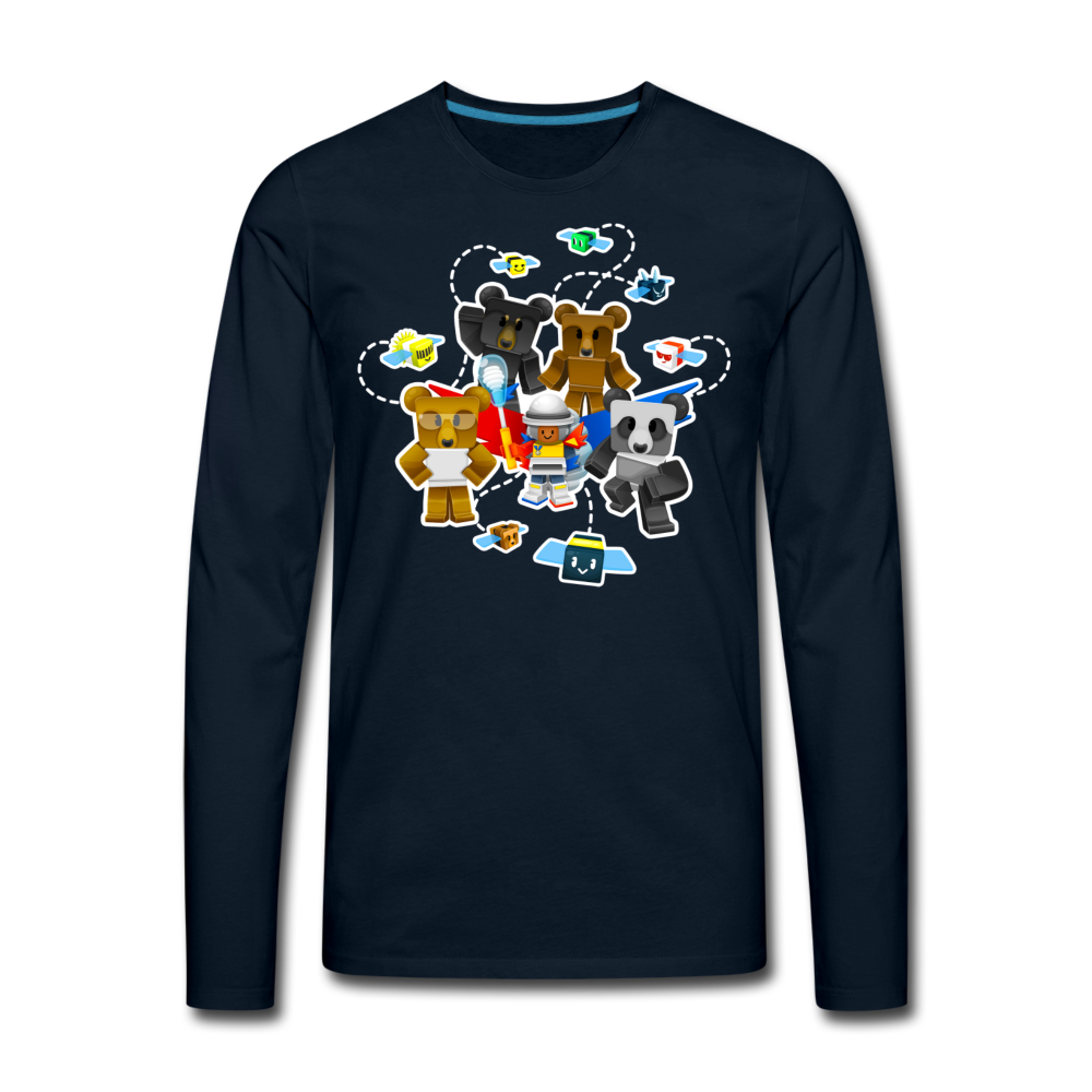 Bee Swarm - Bear Team Long-Sleeve T-Shirt (Mens) – Bee Swarm Simulator