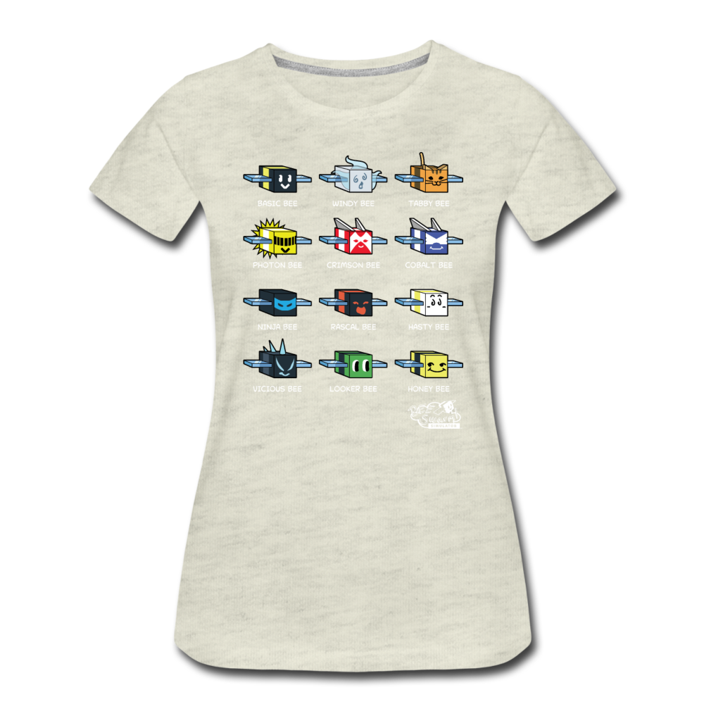 Bee Swarm - Bee Lineup T-Shirt (Womens) – Bee Swarm Simulator